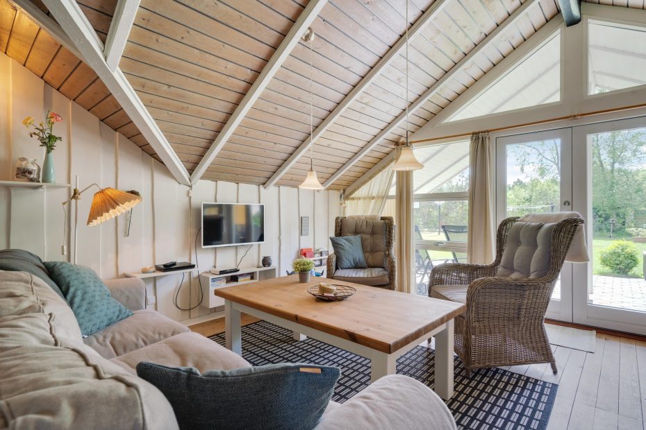 Gepflegtes Ferienhaus für 6 Personen mit Sauna und Kamin - Esmark